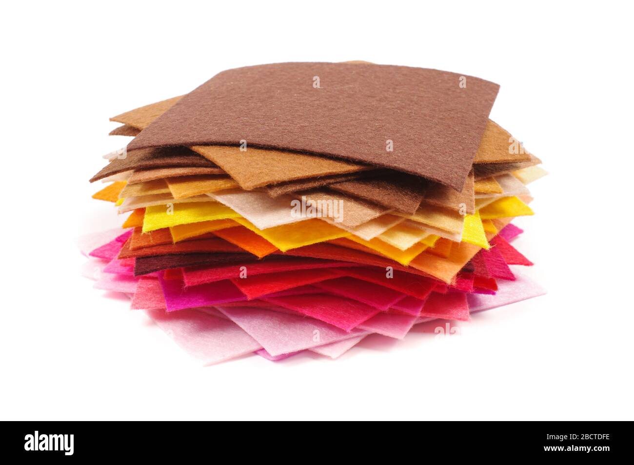 A lot of colourful felt samples useful for textile design Stock Photo ...