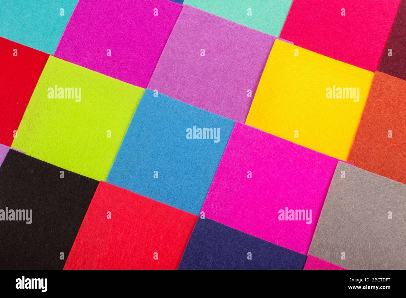 A lot of colourful felt samples useful for textile design Stock Photo ...