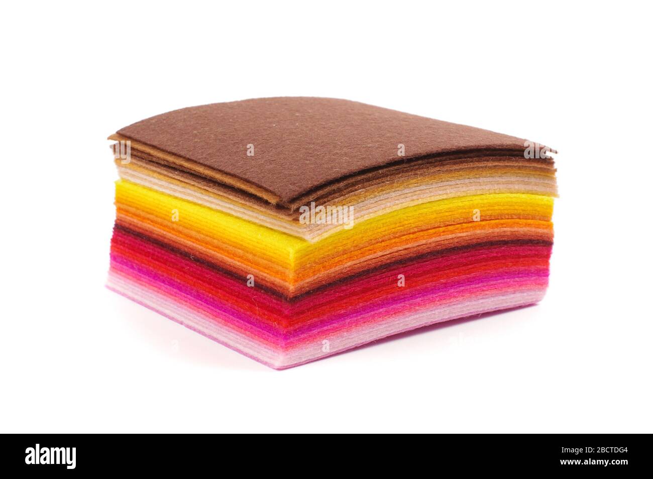 A lot of colourful felt samples useful for textile design Stock Photo ...