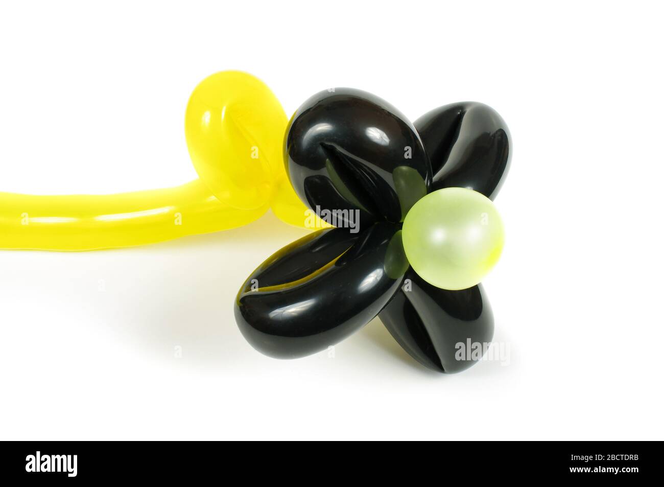 Decorative flower made of twisted balloon using balloon modelling ...