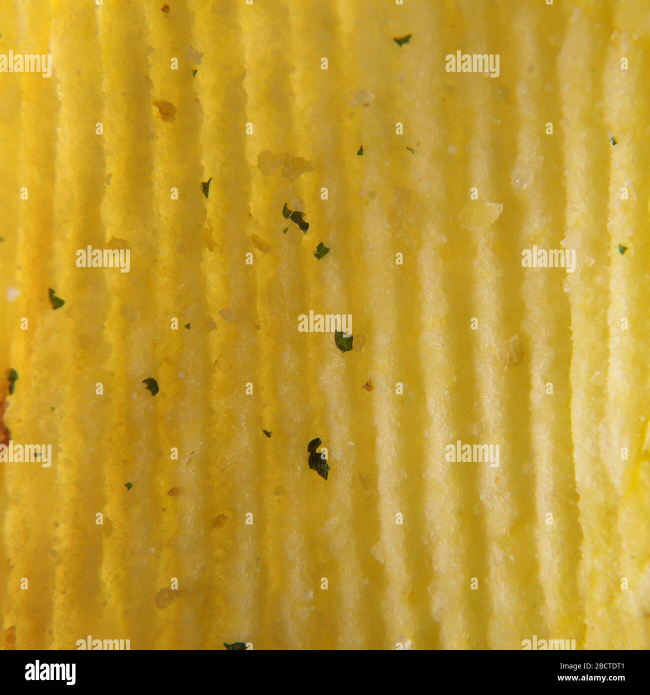 Wavy potato chips abstract texture pattern macro close up Stock Photo ...