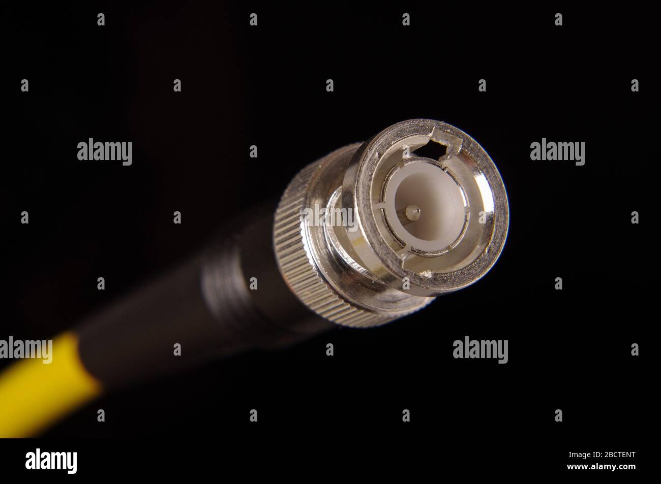The connector of BNC for RF cable Stock Photo - Alamy