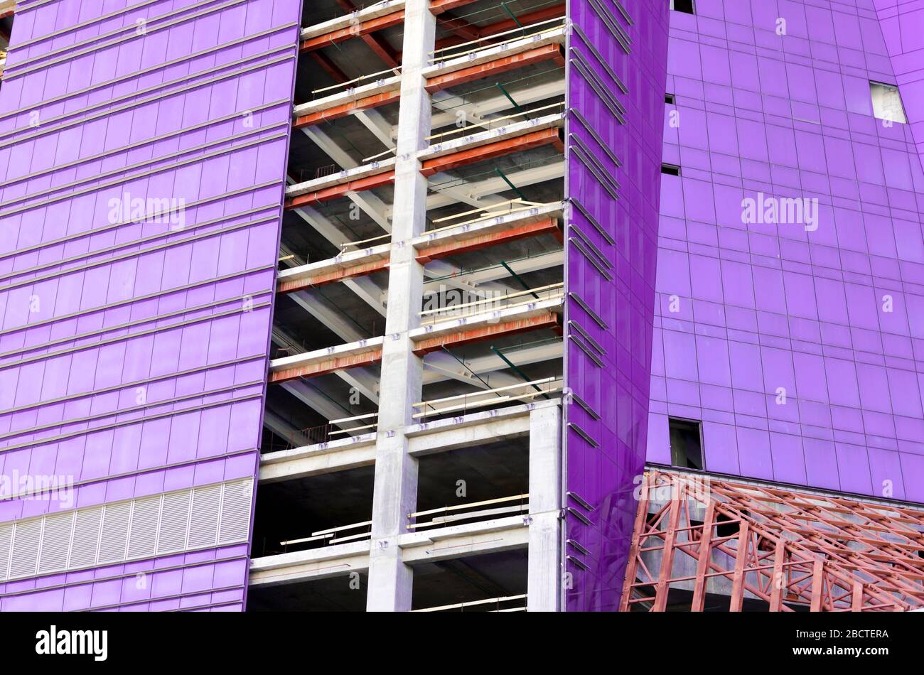 construction site. production of apartment buildings. construction of ...