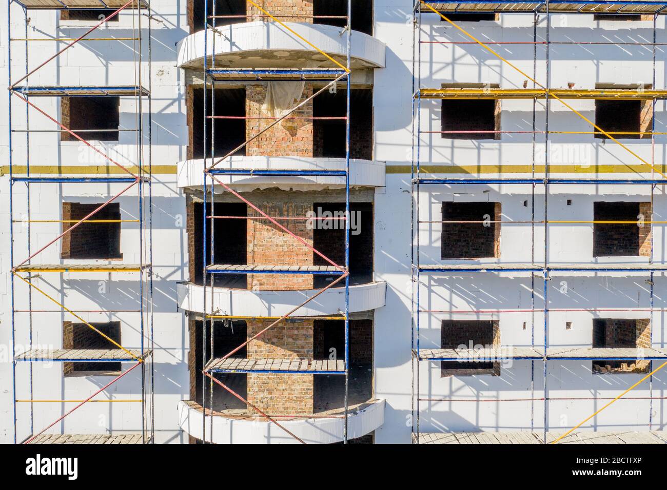 Plaster wall building under reconstruction hi-res stock photography and ...