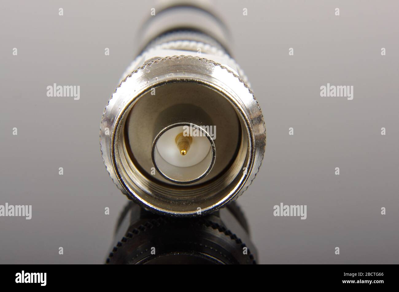 N type coaxial connector for high frequency applications on the dark ...