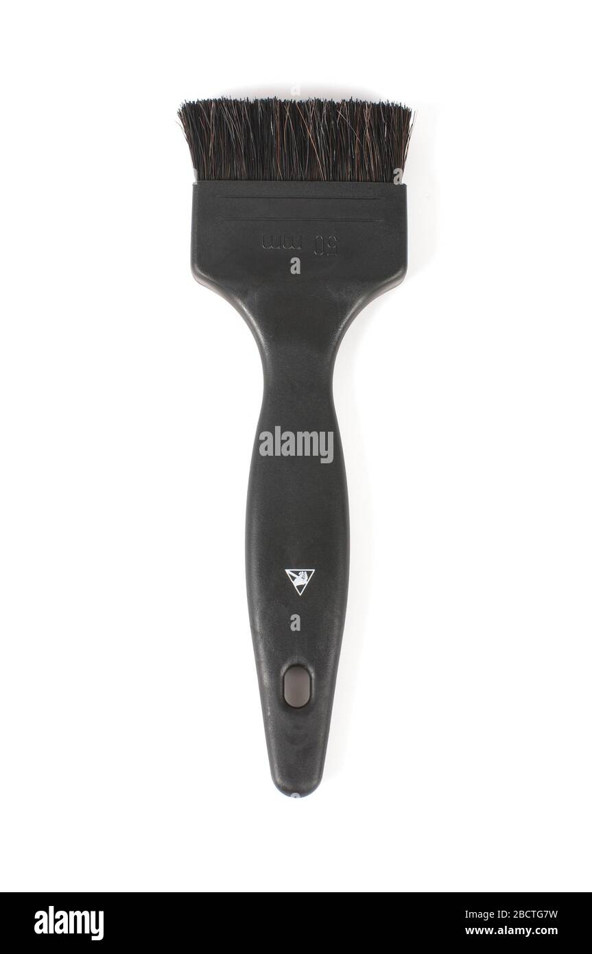 Special purpose electrostatic brush for vinyl dust cleaning Stock Photo ...