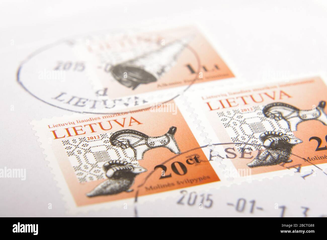 Lithuanian postage stamp hi-res stock photography and images - Alamy