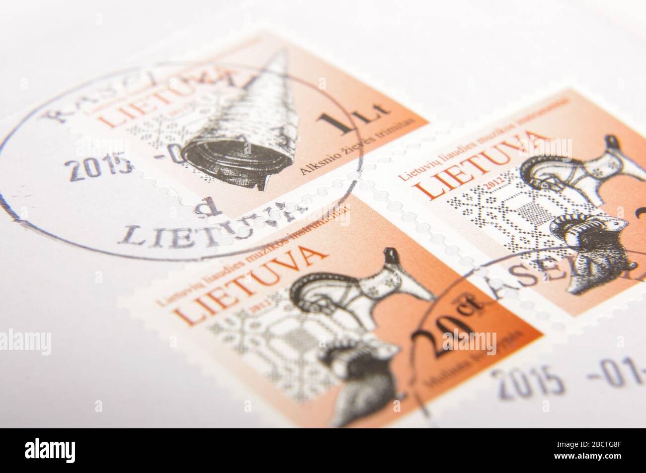 Lithuanian postage stamp hi-res stock photography and images - Alamy