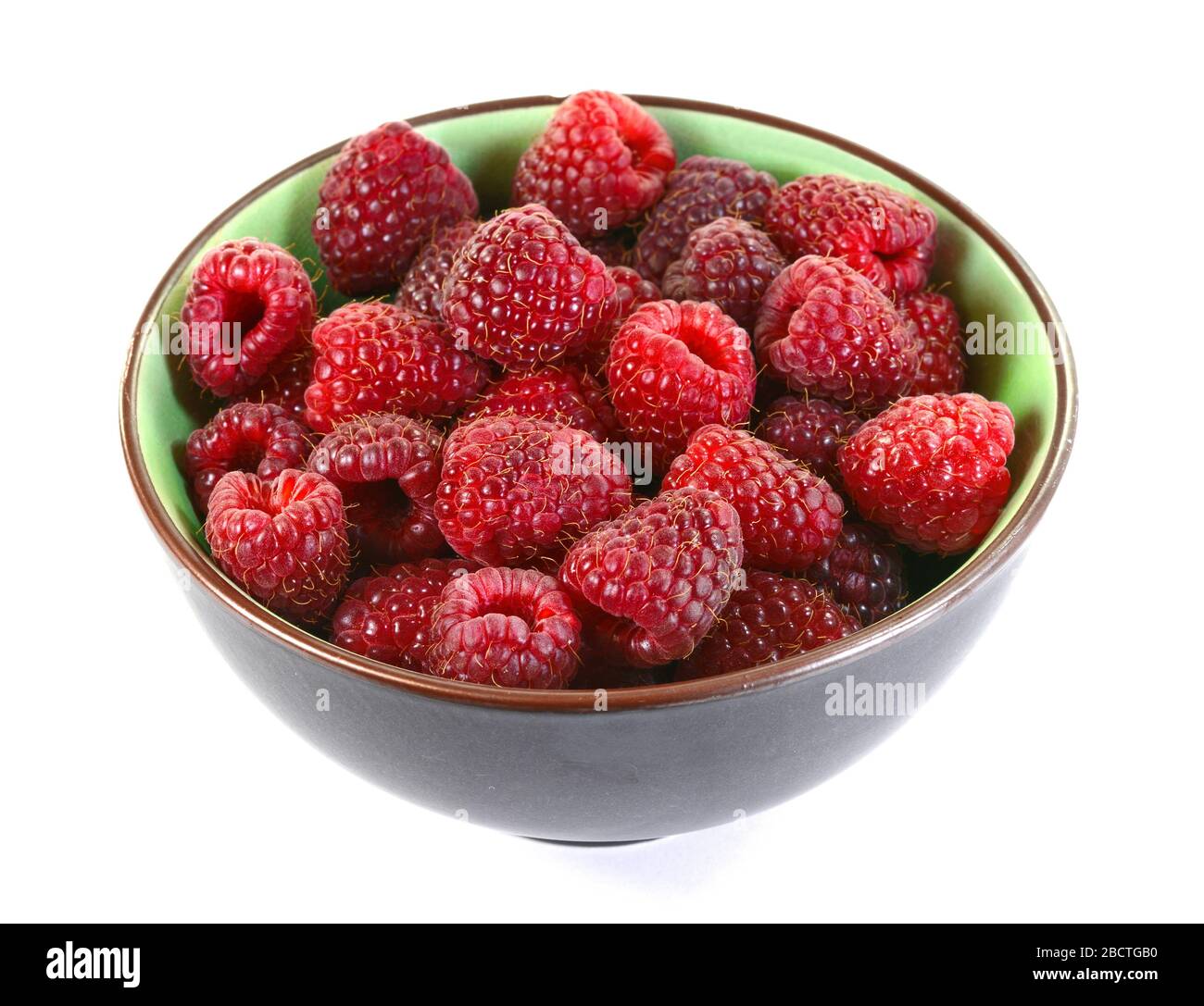 Sweet raspberry isolated on white background Stock Photo - Alamy
