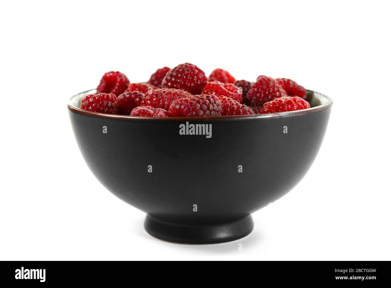 Sweet raspberry isolated on white background Stock Photo - Alamy