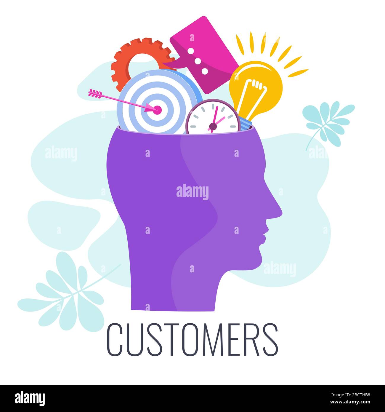 Client, customer, consumer infographics pictogram Stock Vector Image ...