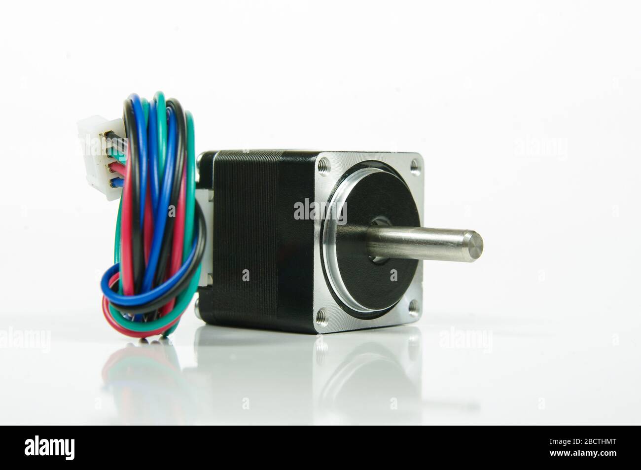 Stepper or stepping motor for precise movement used in cnc Stock Photo ...