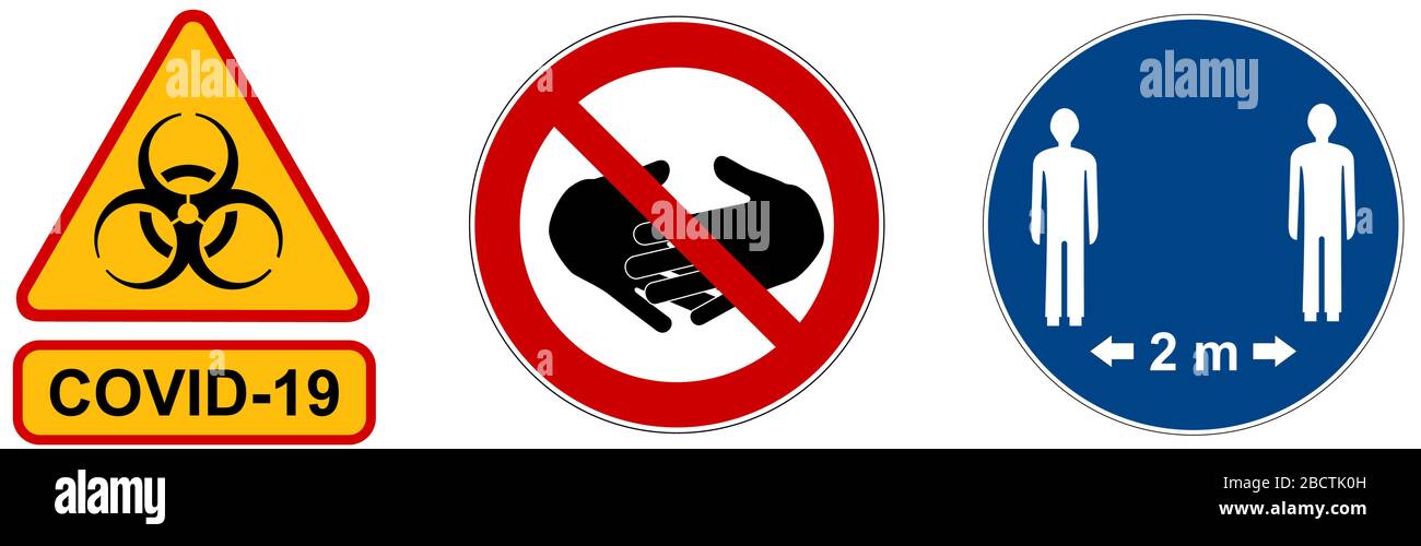 A worldwide known graphic pictogram indicating the biological ...