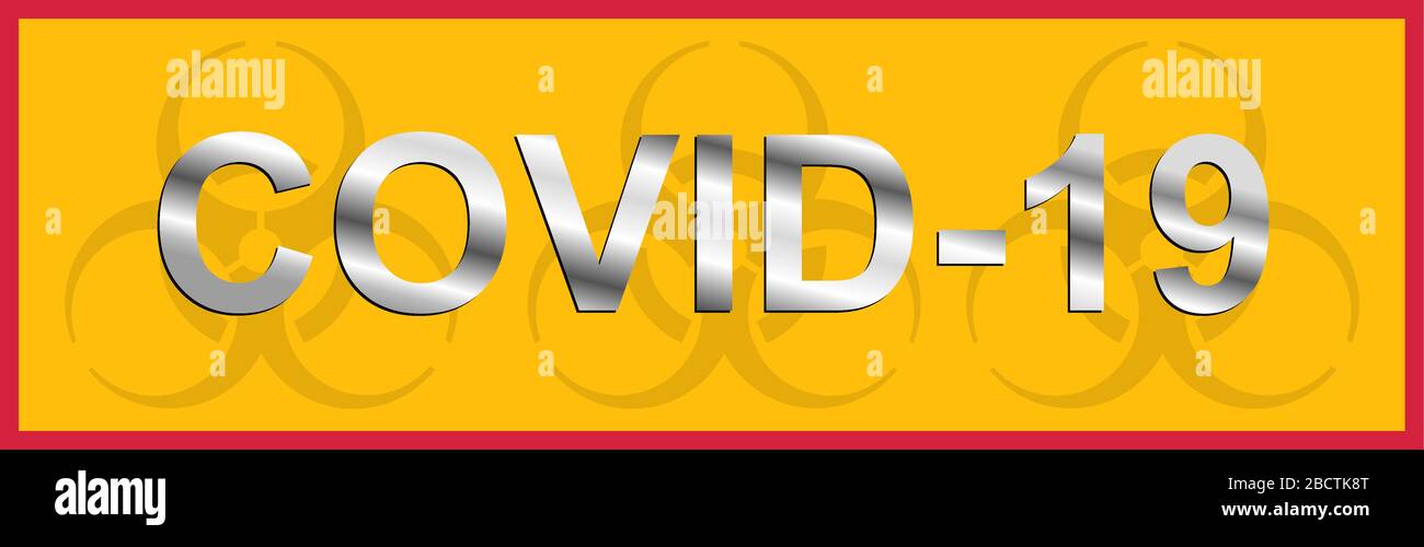 A worldwide known graphic pictogram indicating the biological ...