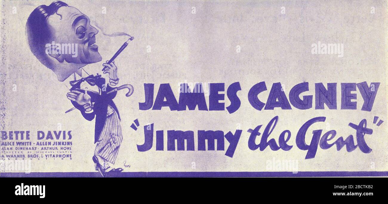 JAMES CAGNEY in JIMMY THE GENT 1934 director MICHAEL CURTIZ Warner Bros ...