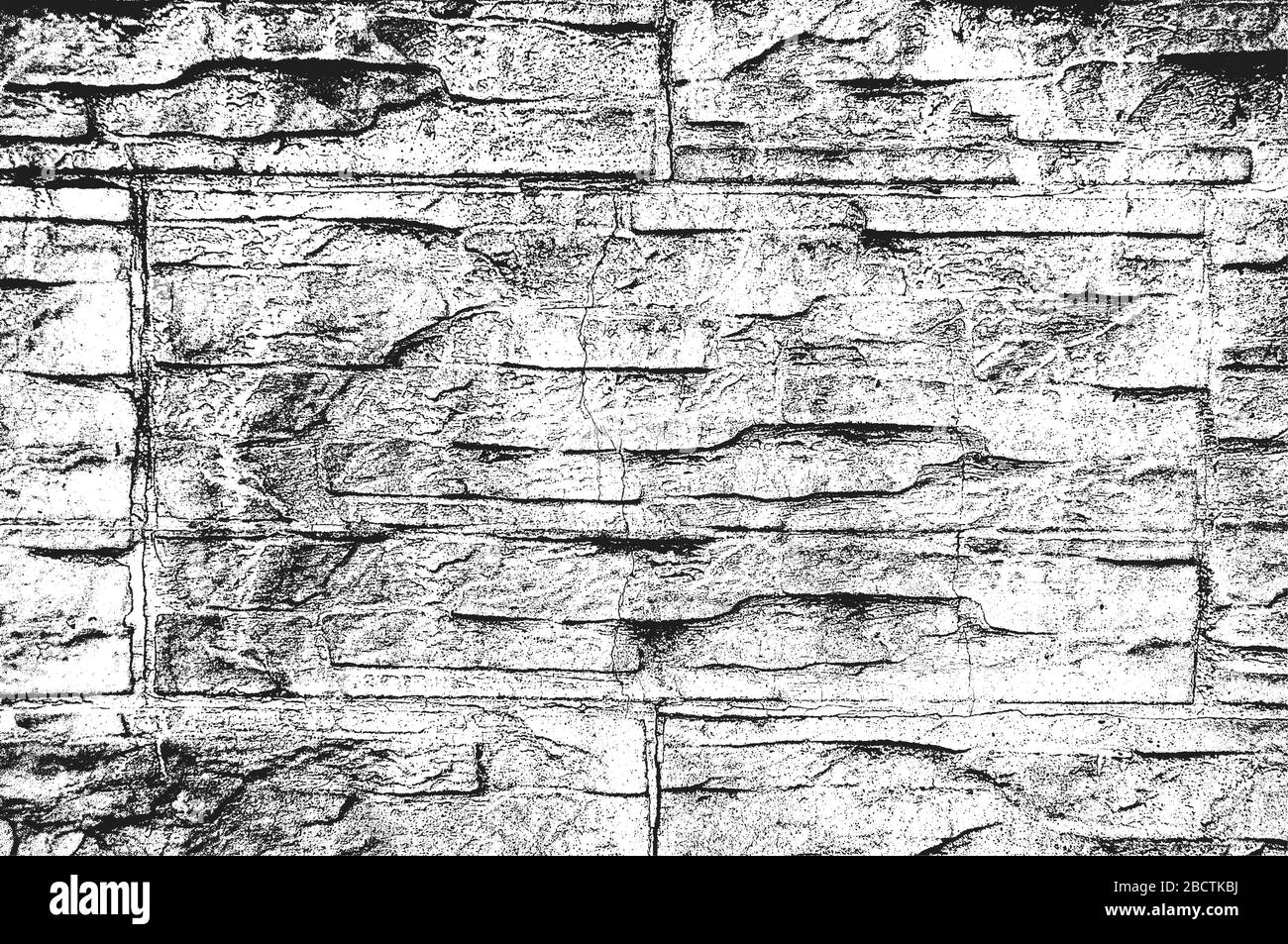 Distress old brick wall texture. Black and white grunge background ...