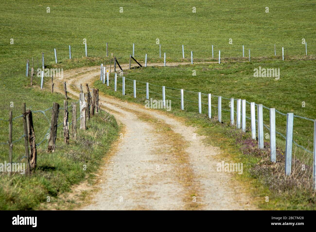Rural country scene path winding hi-res stock photography and images ...