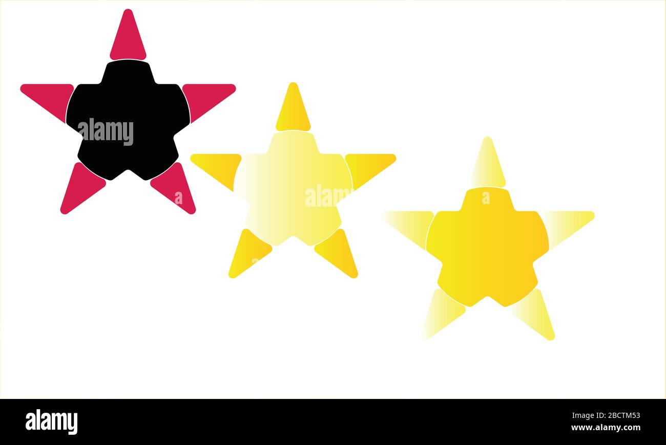 Star vector with colored design art abstract Stock Vector Image & Art ...