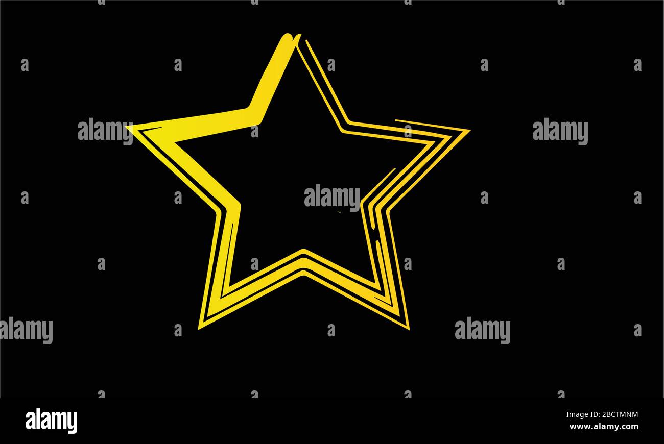 Star vector with colored design art abstract Stock Vector Image & Art ...