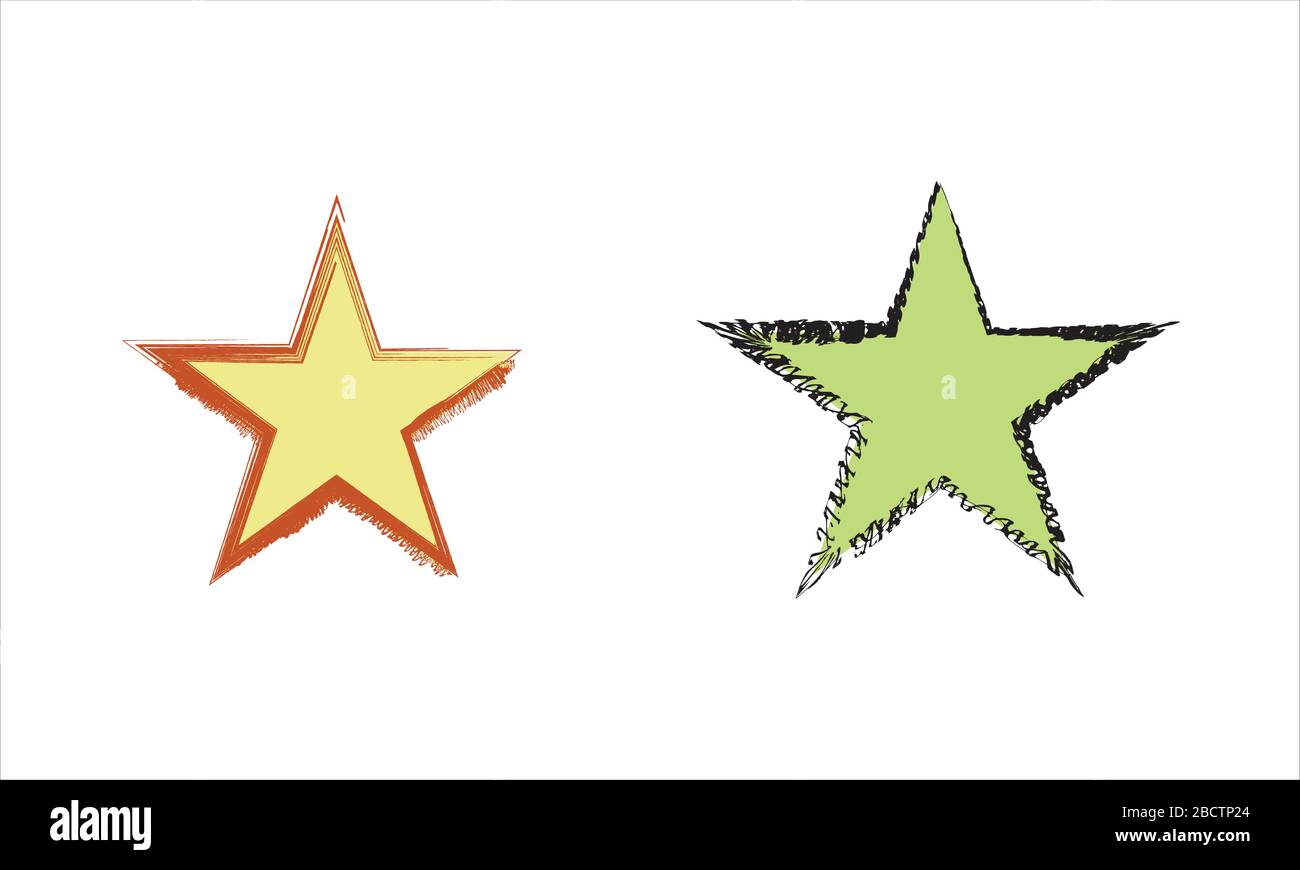 Star vector with colored design art abstract Stock Vector Image & Art ...
