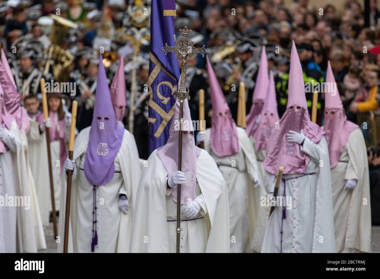 SALAMANCA, SPAIN - APRIL 18, 2019: Typical scene of the Spanish Holy ...