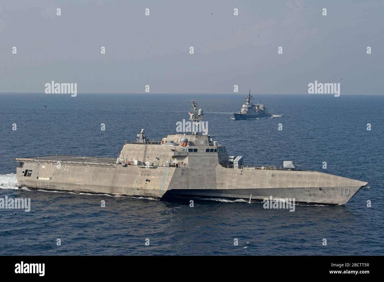 The U.S. Navy Independence-variant littoral combat ship USS Gabrielle ...
