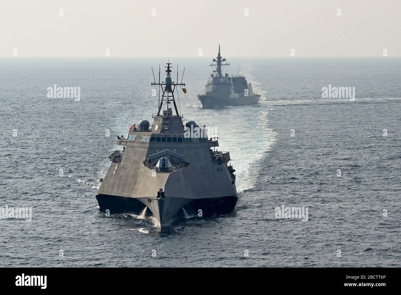 The U.S. Navy Independence-variant littoral combat ship USS Gabrielle ...