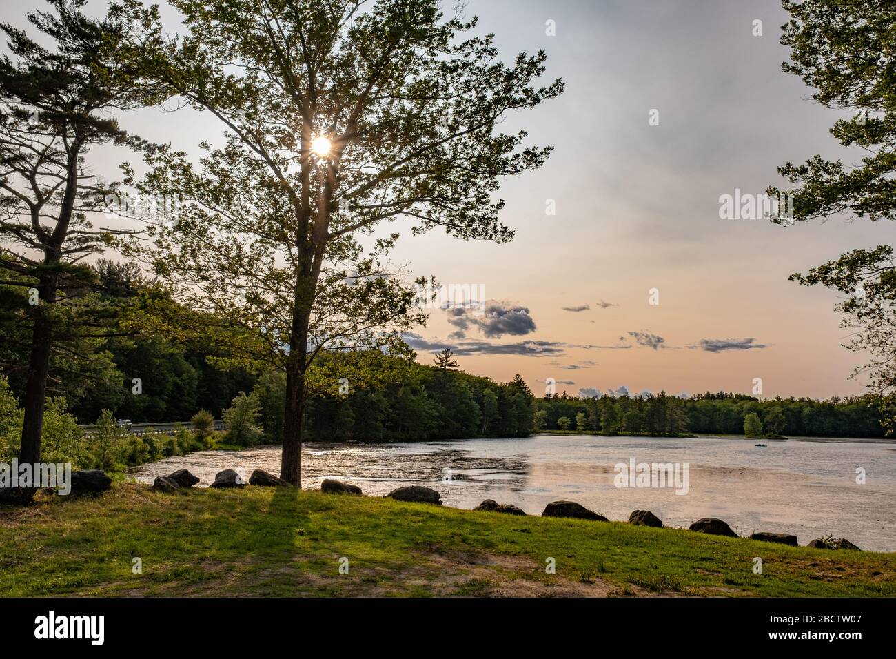 Harvard Pond, Petersham, MA Stock Photo - Alamy