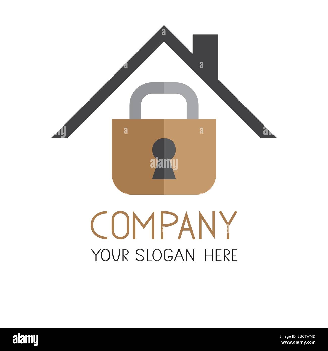 Padlock icon vector. Lock flat design logo sign Stock Vector Image ...