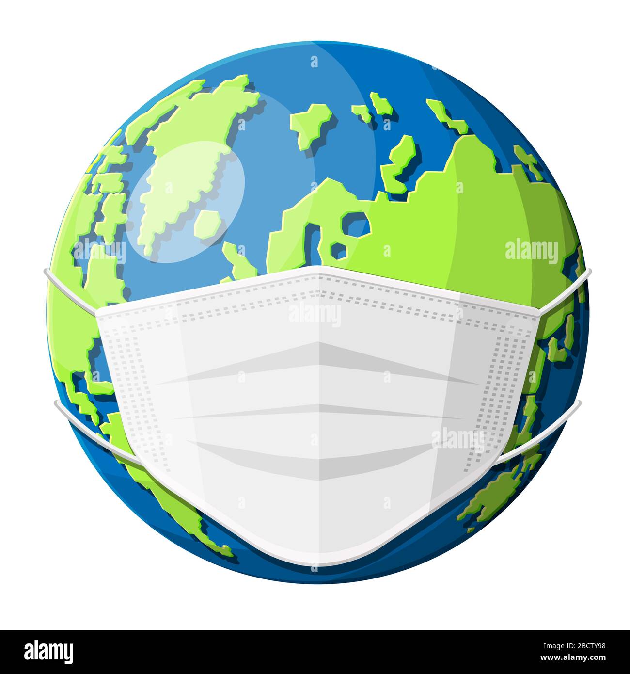 Sick world cartoon hi-res stock photography and images - Alamy