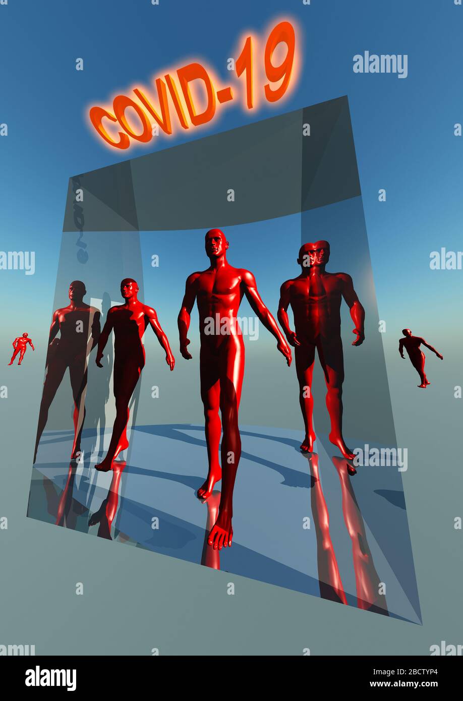 Staying Safe By Self Isolation Stock Photo - Alamy