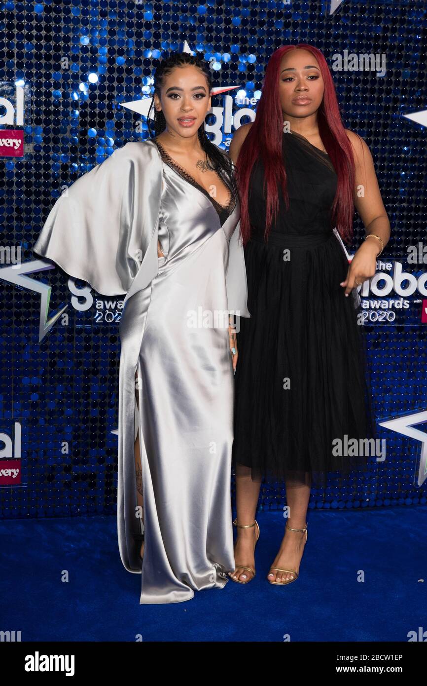 Guests attend The Global Awards 2020 with Very.co.uk at Eventim Apollo ...