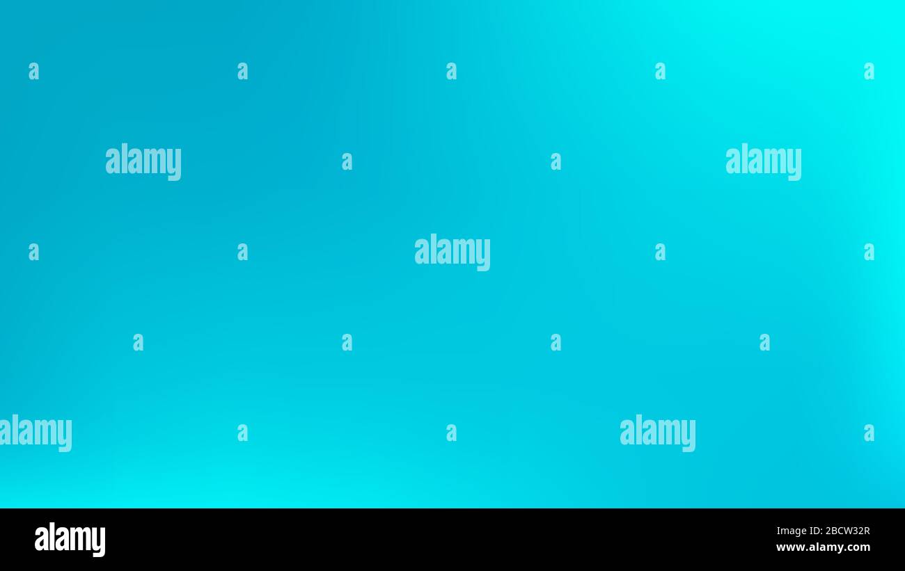 Cyan colored abstract gradient mesh Background. Recent trendy fantasy ...