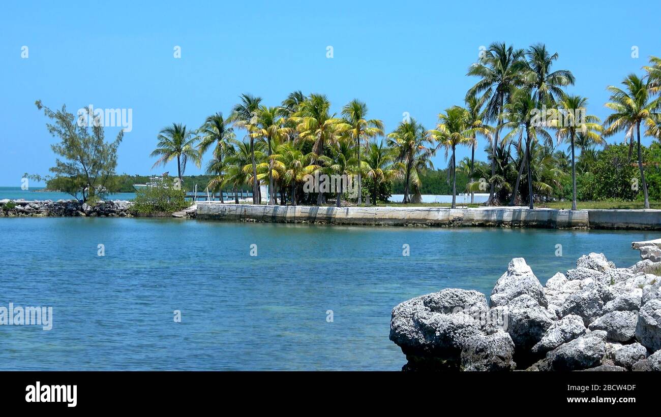 The beautiful scenery of the USA Keys Stock Photo - Alamy