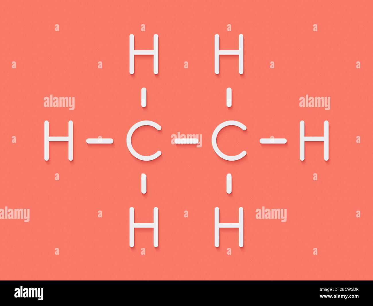 Ethane natural gas component molecule. Skeletal formula Stock Photo - Alamy