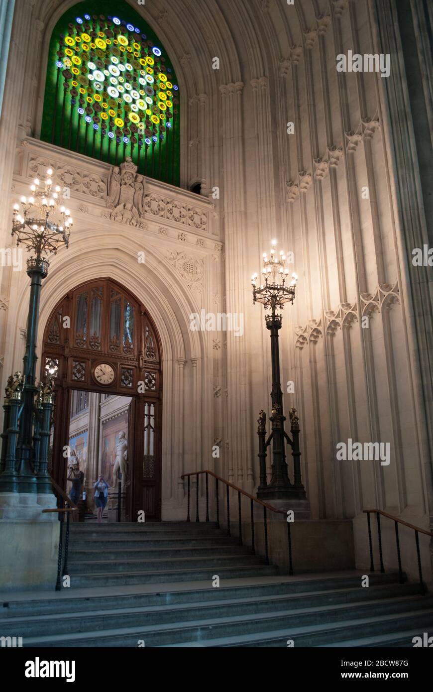 Stained Glass Windows at Westminster Hall, Palace of Westminster ...