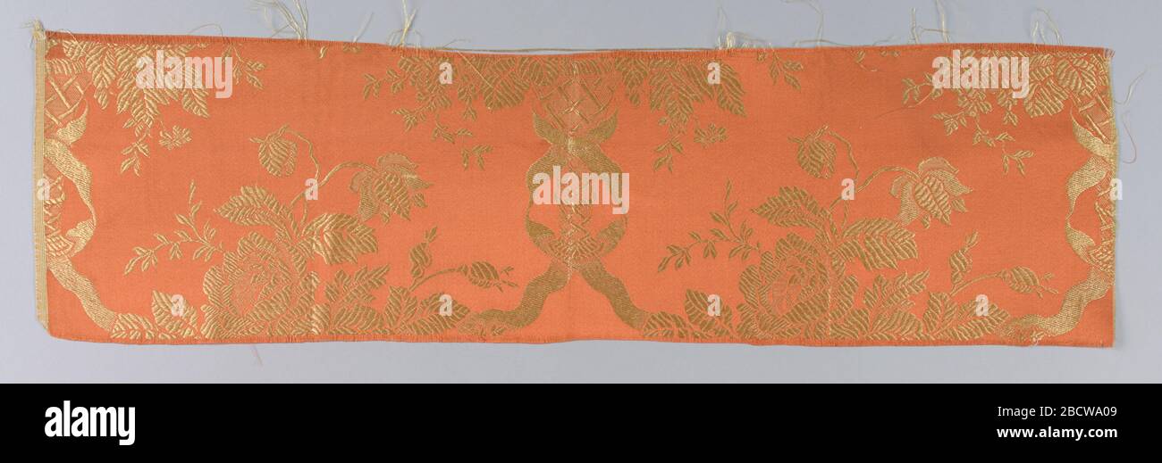 Sample. Research in Progressorange warp and gold color weft making a ...