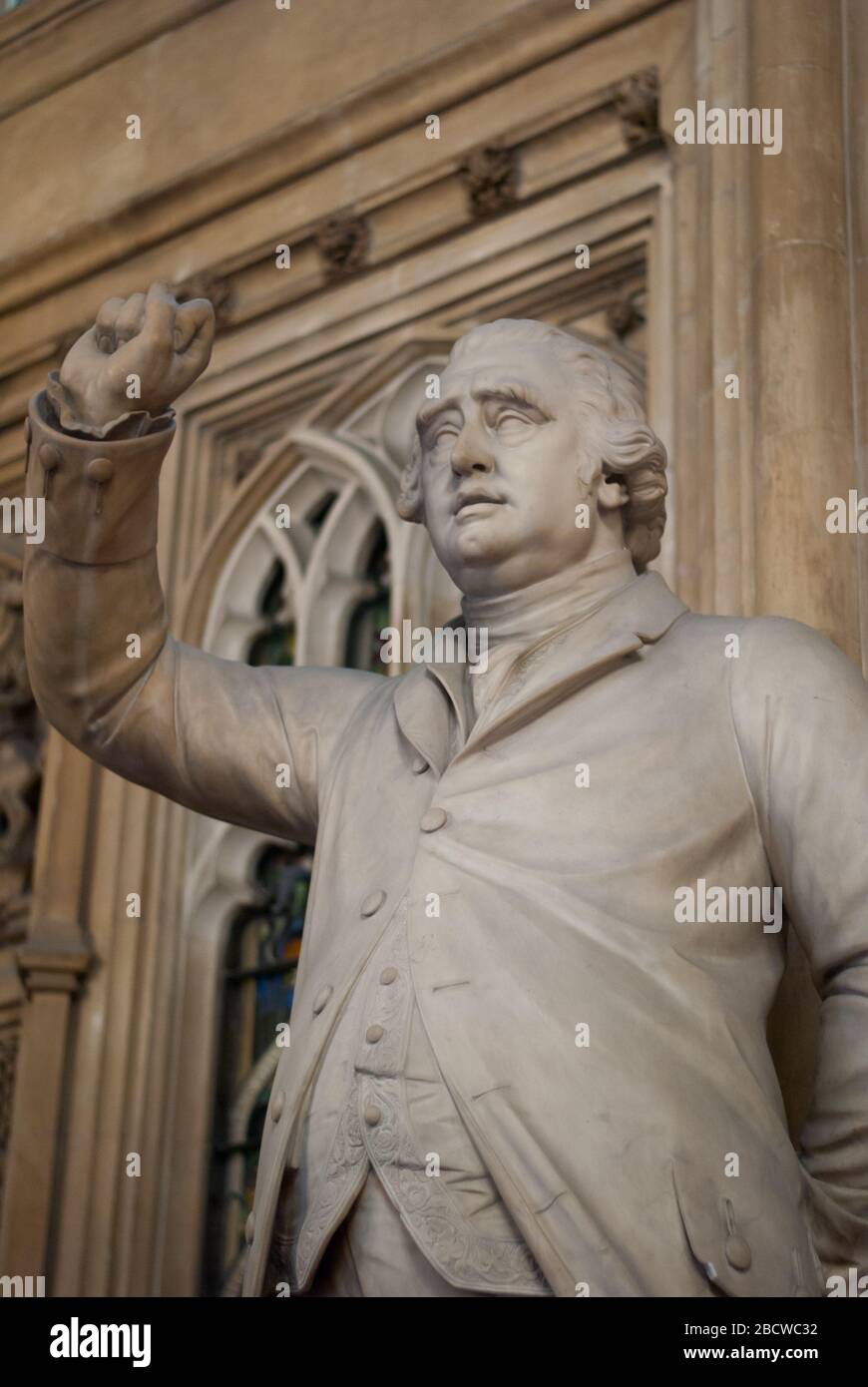 Charles James Fox Marble Statue by Edward Hodges Baily Westminster Hall ...