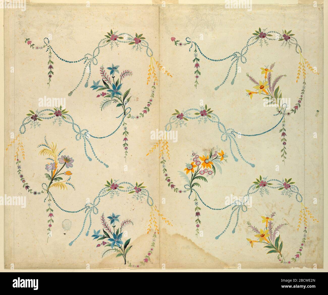 Design for the Embroidery of Wearing Apparel of the Fabrique de St Ruf ...