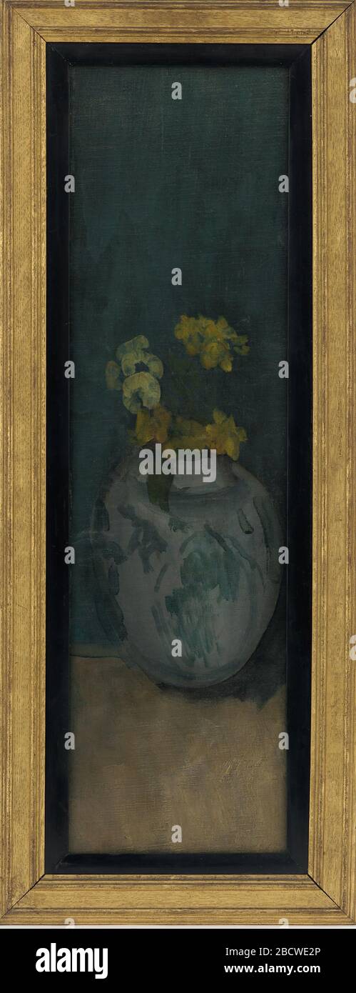 The Blue Girl fragment Yellow and Blue. Thomas Way Sr. (1837 - 1915 ...