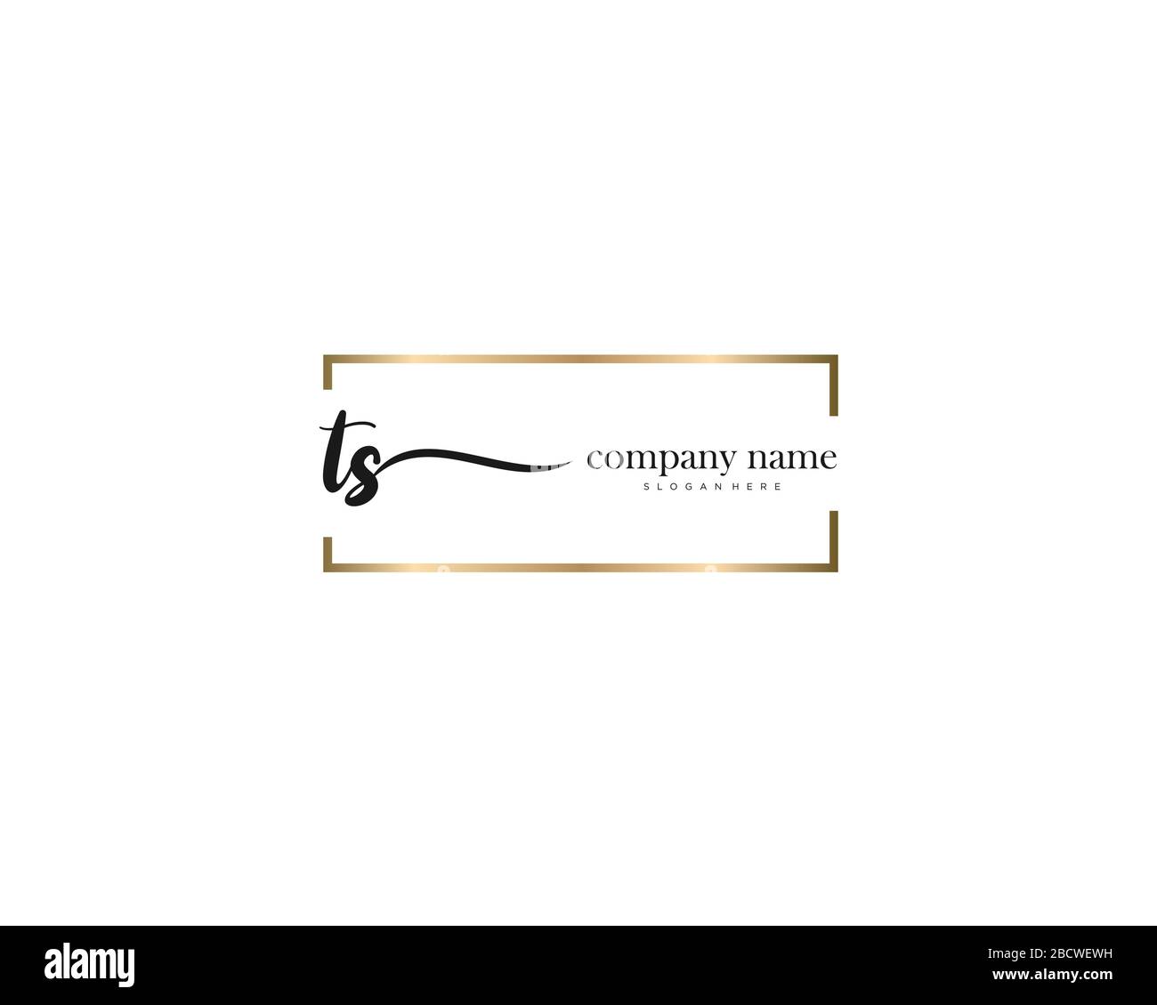 TS Initial Letter handwriting logo hand drawn template vector, logo for ...