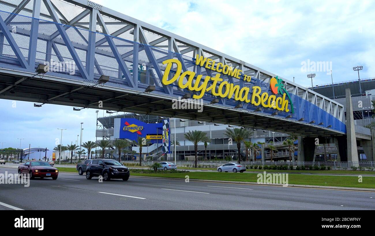 Welcome daytona beach sign daytona hi-res stock photography and images ...
