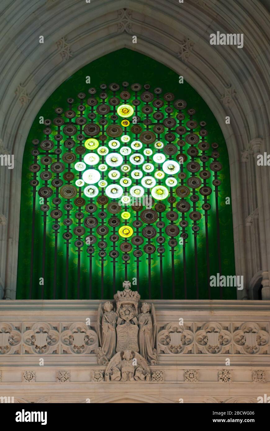 Stained Glass Windows at Westminster Hall, Palace of Westminster ...
