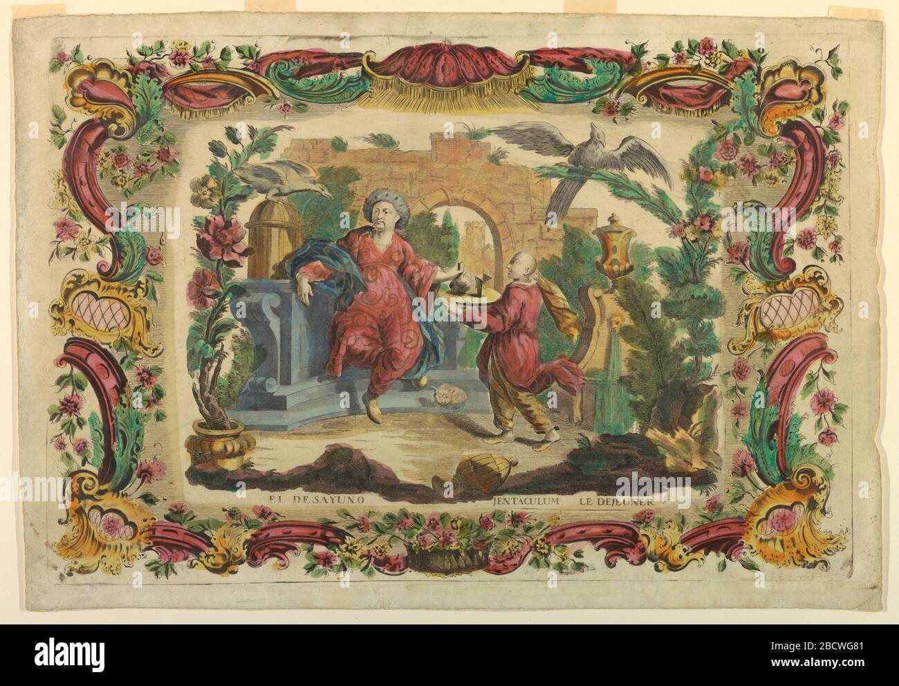 Breakfast. Research in ProgressPrinted from two plates. A Chinese man ...