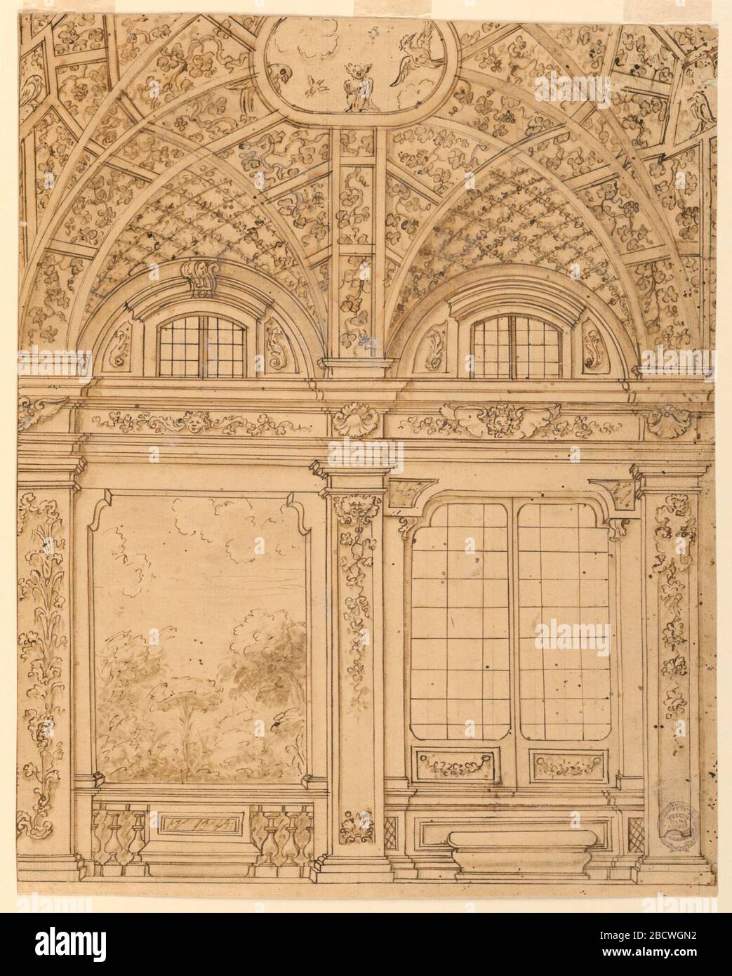 Bay window drawing hi-res stock photography and images - Alamy