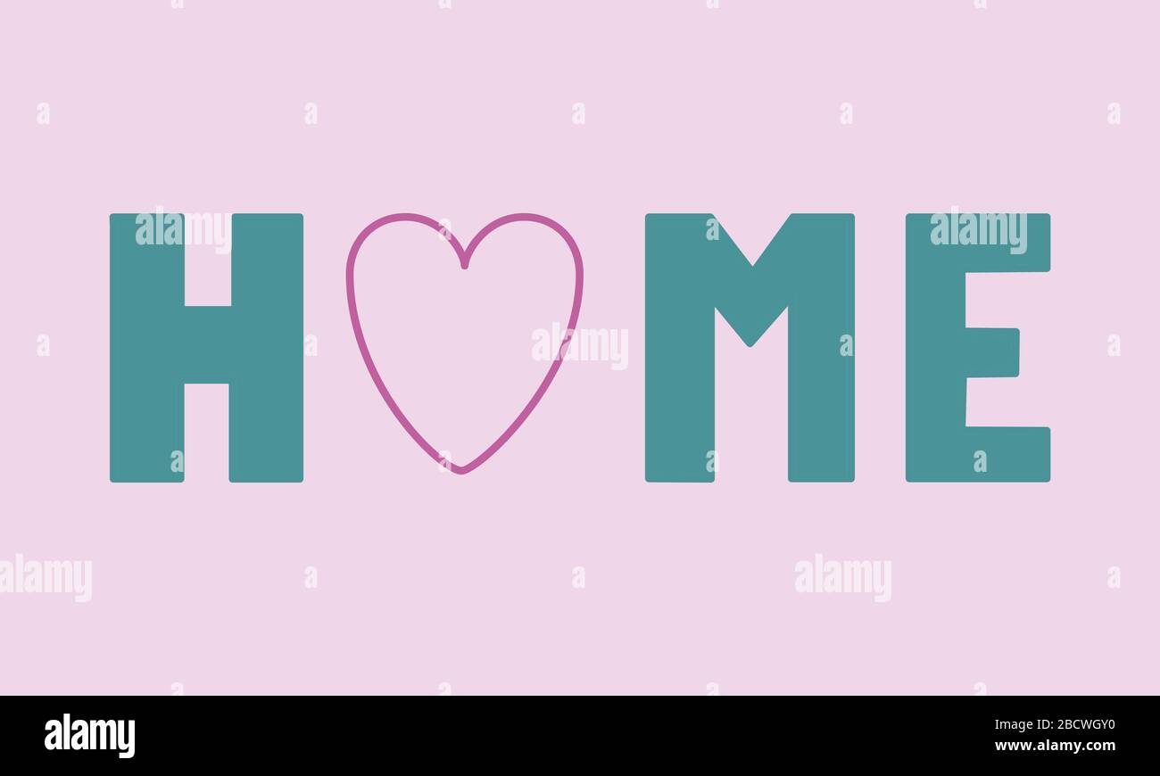 Vector hand written home sweet home text isolated on white background ...