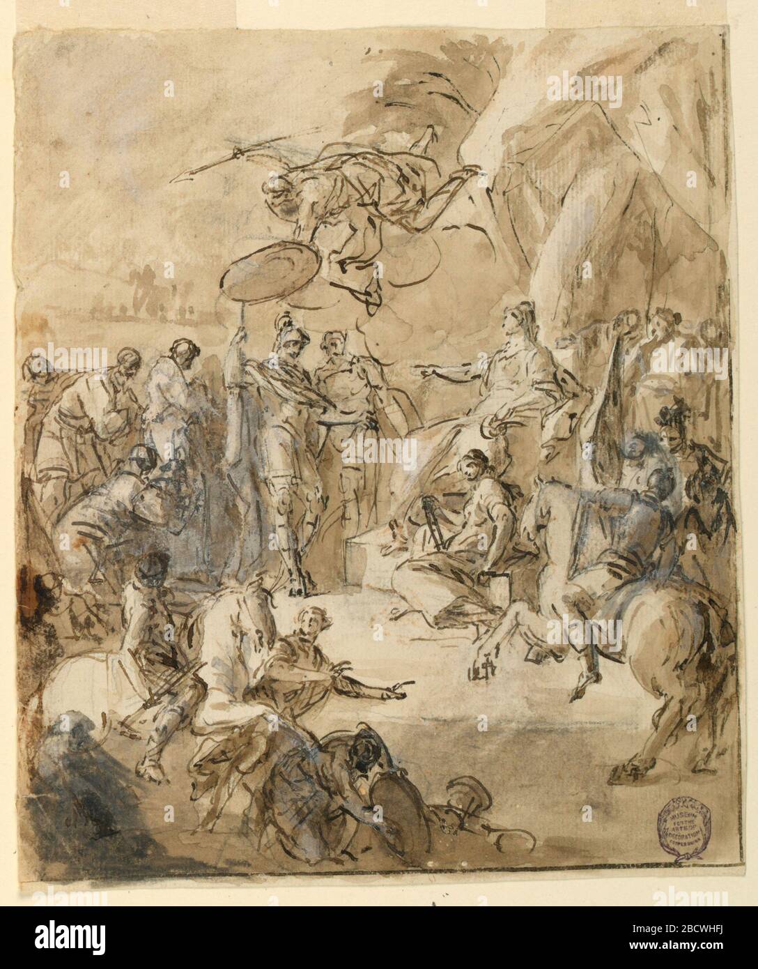 Allegorical subject. Research in ProgressAn allegorical battle scene on ...