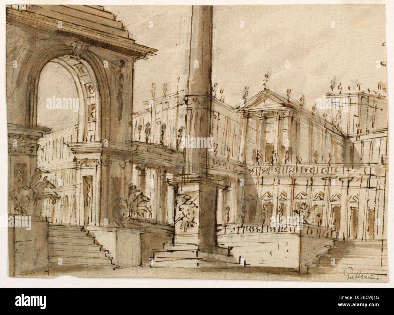 Stage Design Palace Entrance with Arch. Research in ProgressHorizontal ...