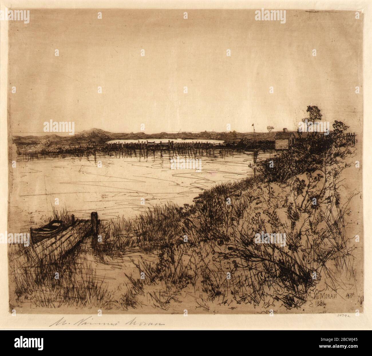 Salt Water Ponds Stock Photo - Alamy