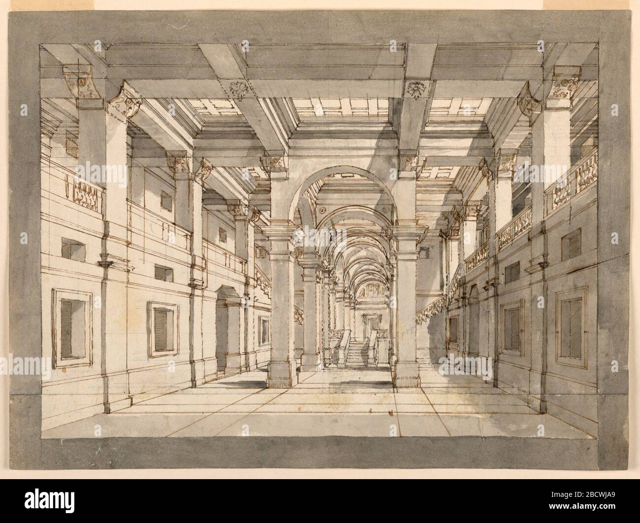 Stage Design Palace Interior. Research in ProgressHorizontal rectangle ...